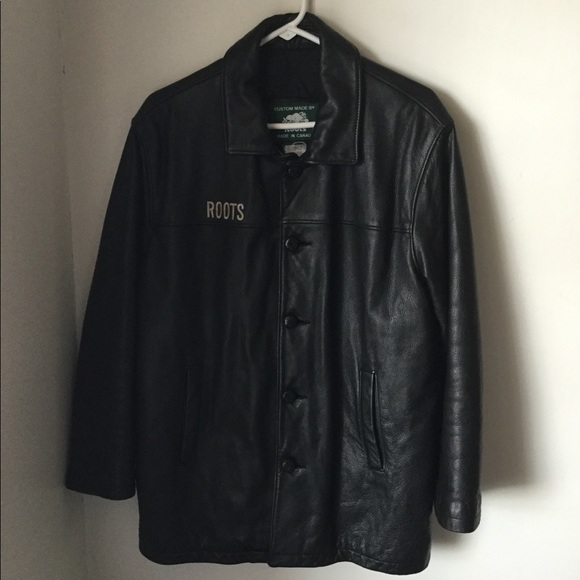 Roots | Jackets & Coats | Roots Canada Mens Leather Jacket Made Canada ...